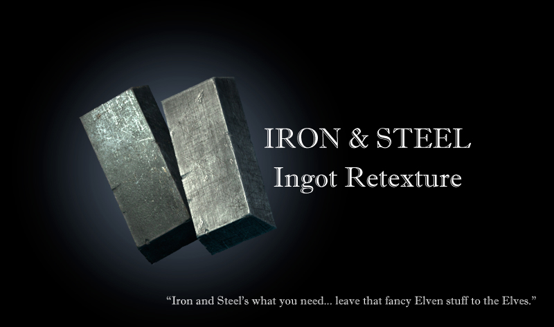 Iron and Steel Ingots - Retexture at Skyrim Nexus - Mods and Community